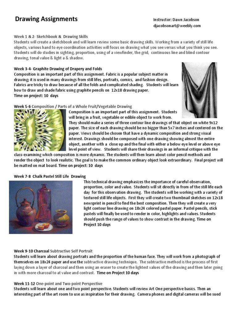 Graphite Drawing Techniques Overview | PDF | Drawing | Art Media