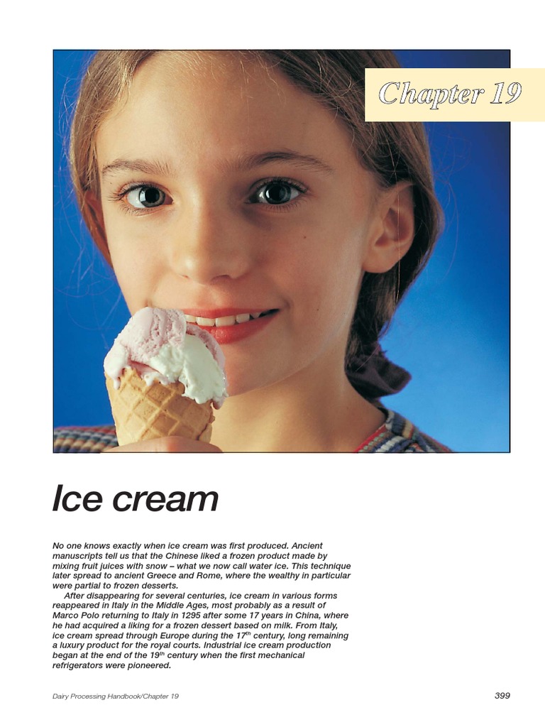 19 Ice Cream | PDF | Ice Cream | Emulsion