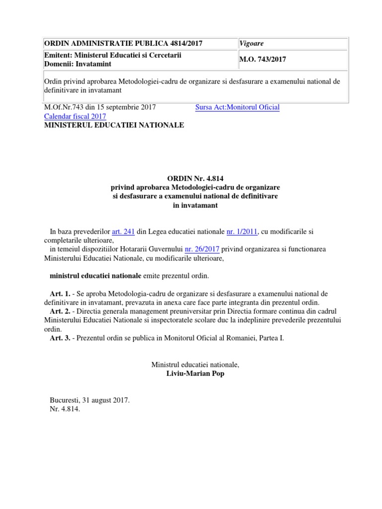 Metodologie Definitivat | PDF