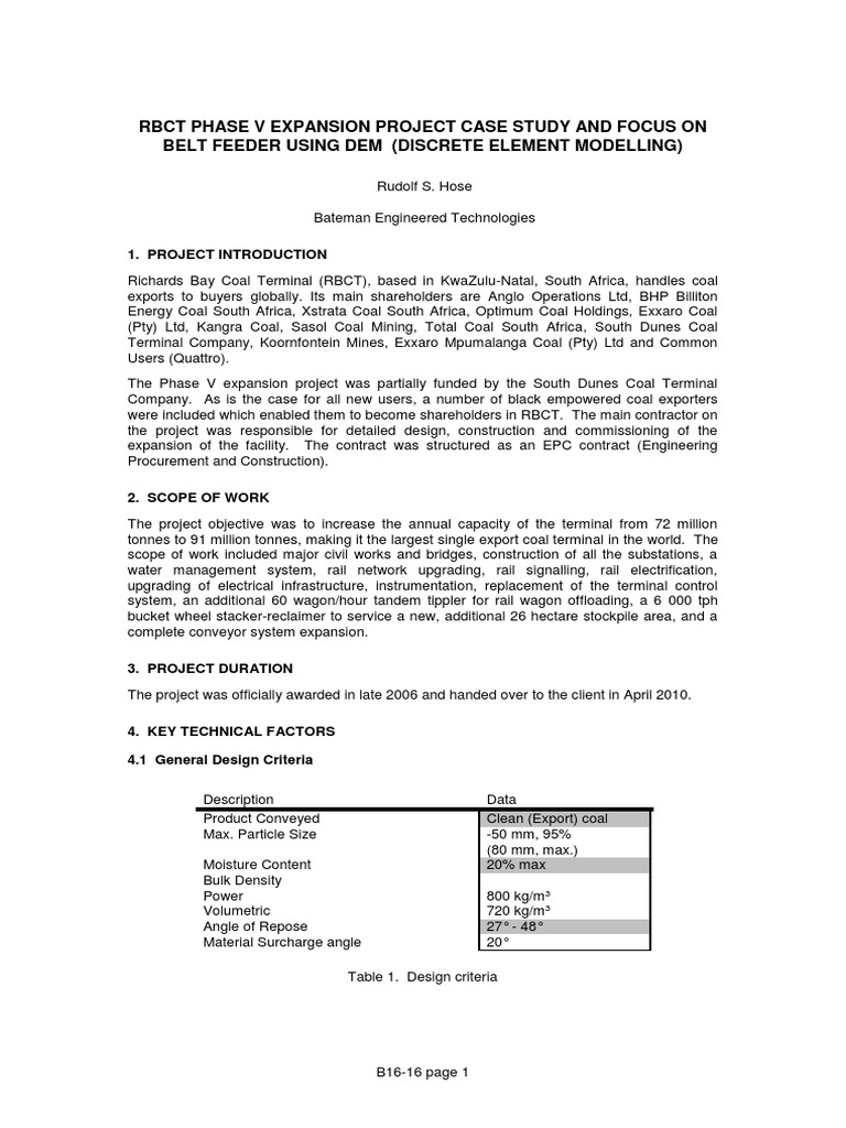 Belt Feeder Using Dem (Discrete Element Modelling) PDF | PDF | Friction ...