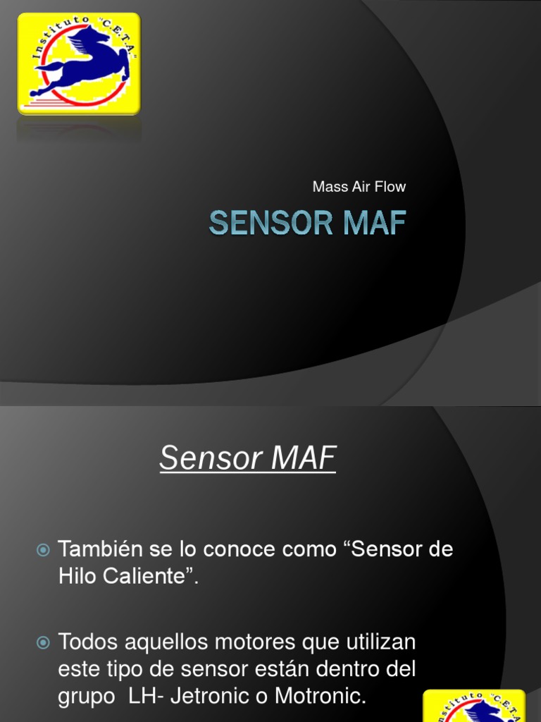06 Sensor MAF | PDF | Sensor | Ingenieria Eléctrica
