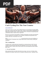 Vshred Carb Cycling Cheat Sheet | PDF