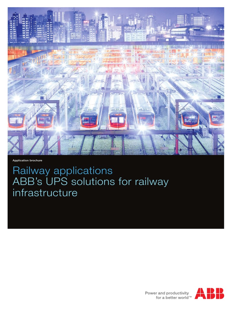 Brochure ABB Railway en | PDF | Rail Transport | Power Inverter