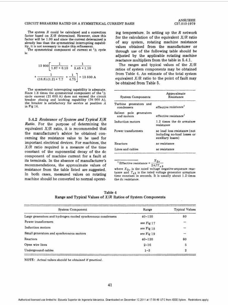 Ansi Ieee c37 010 Anexos | PDF