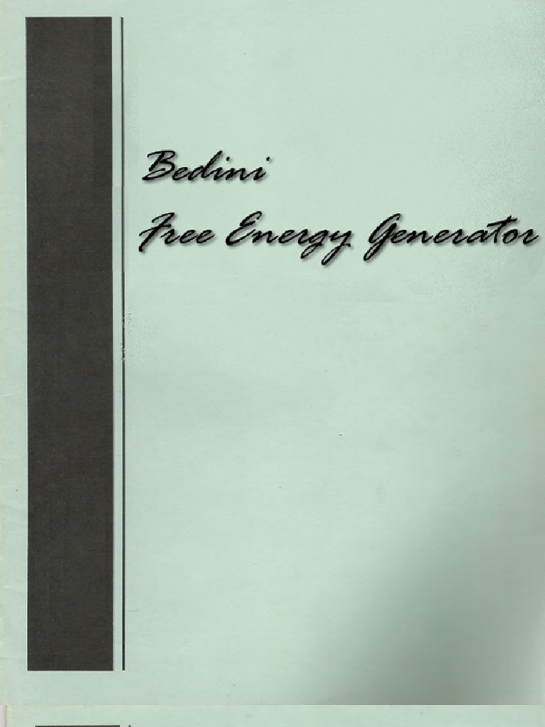 Bedini - Free Energy Generator | PDF