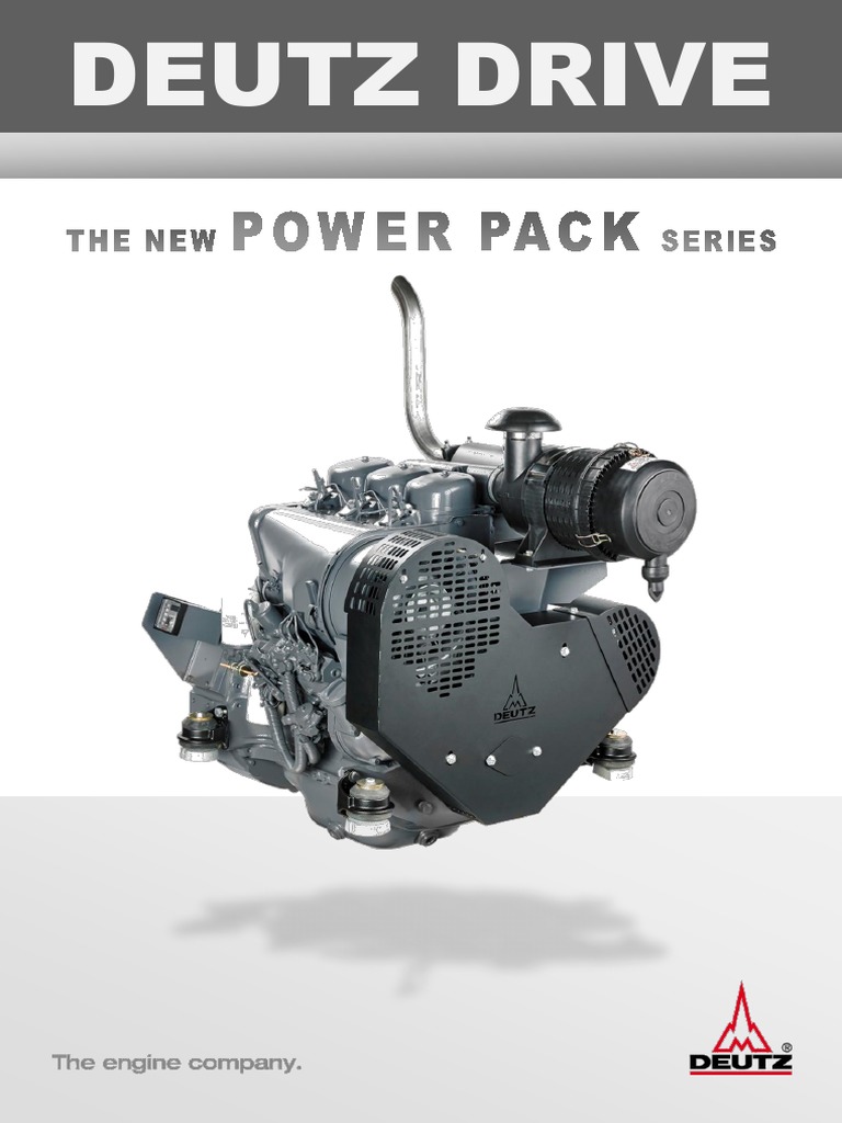 DEUTZ DRIVE The New Power Pack Series | PDF | Engines | Turbocharger