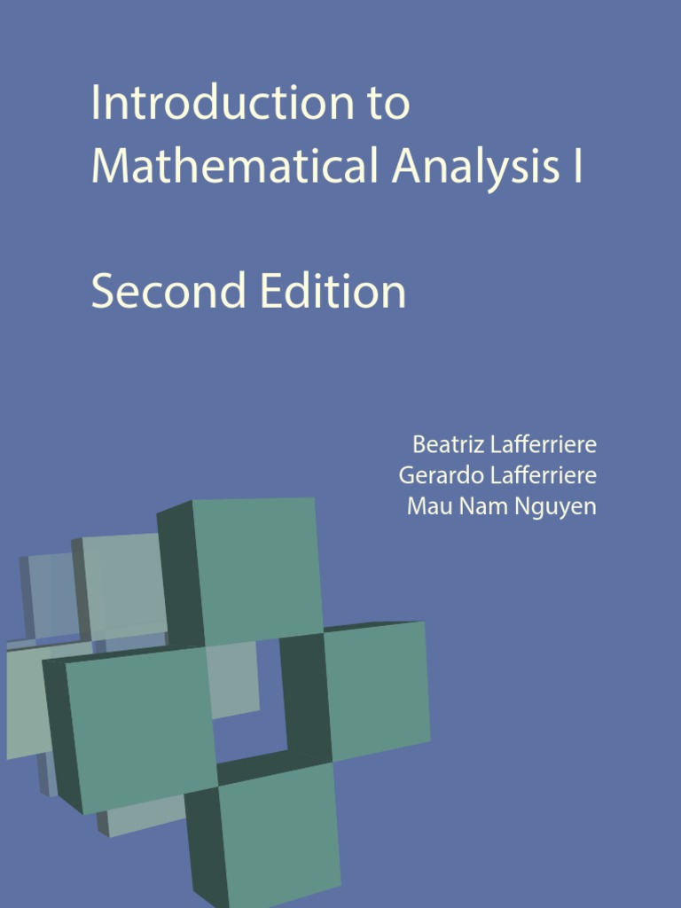 Introduction To Mathematical Analysis I - Second Edition | PDF ...