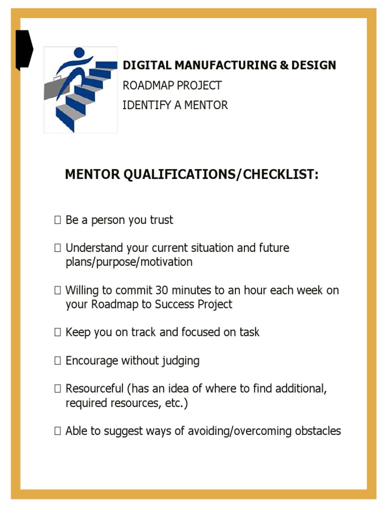 Step 7 Mentor Checklist | PDF