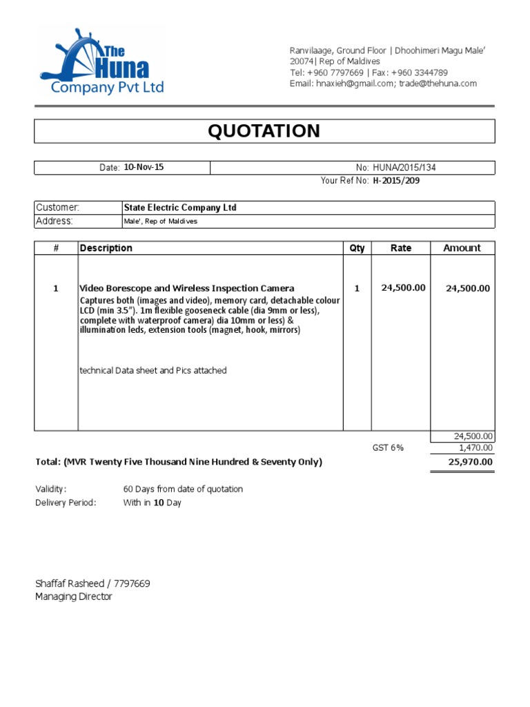 Quotation for Asrafee Bookshop Construction | PDF | Optics ...