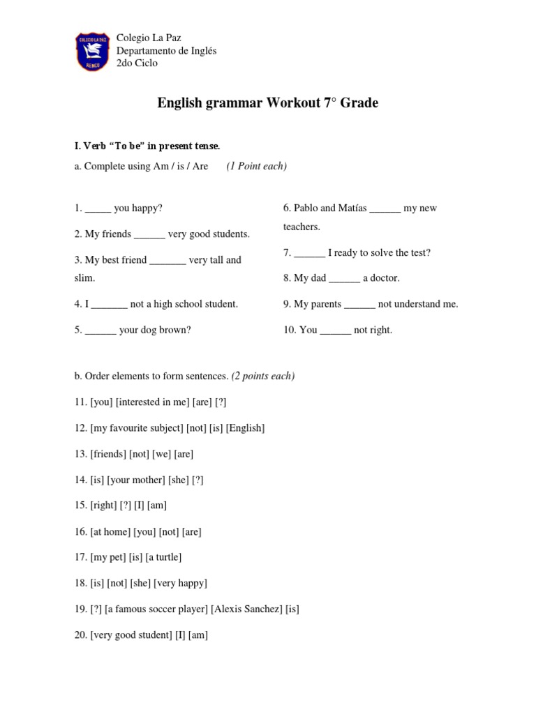 English Grammar Workout 7 Grade | PDF | Morphology | Languages