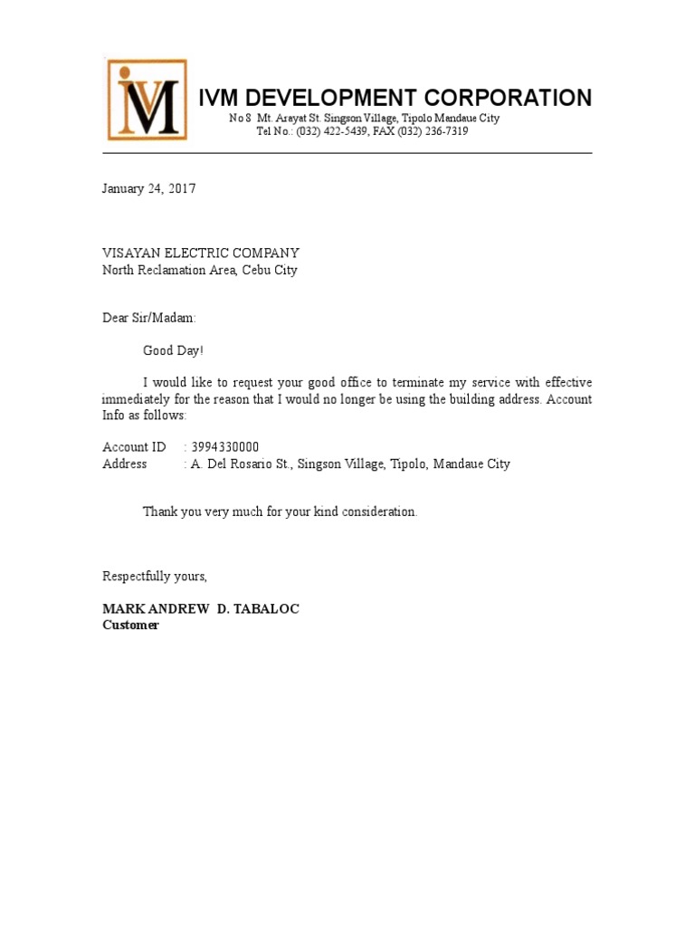 Cancel Request Veco | PDF