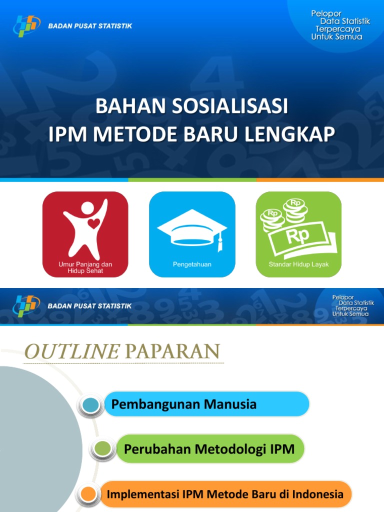 Metode Penghitungan IPM (Maks Dan Min) PDF | PDF