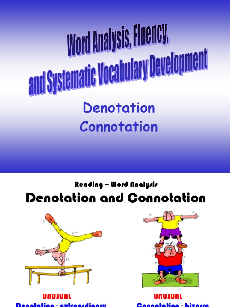 Denotation and Connotation 130708060207 Phpapp02 | Download Free PDF | Connotation | Semantics