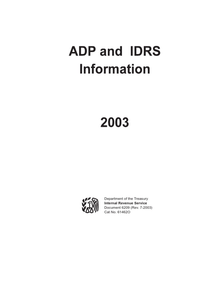 IRS Document 6209 Quick Reference Guide | PDF | Social Security Number ...