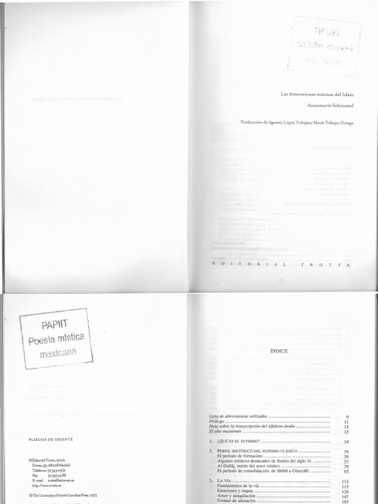 13.4 Sufismo Schimmel | PDF | Misticismo | El sufismo