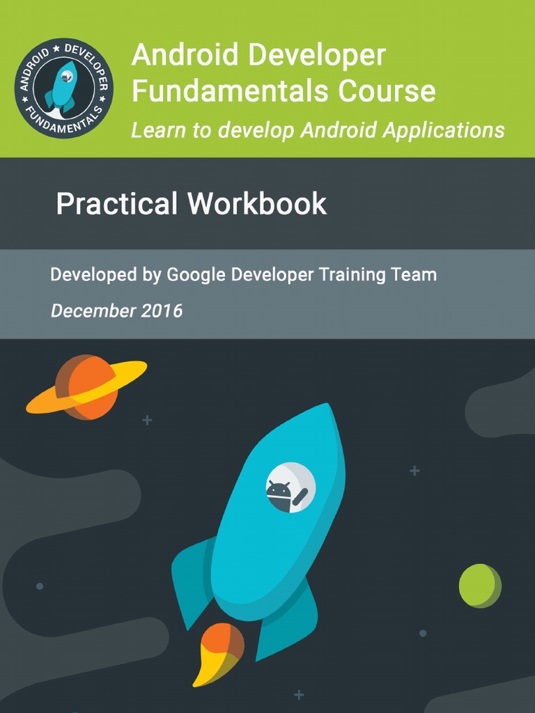 Android Developer Fundamentals Course Practicals Idn PDF | PDF