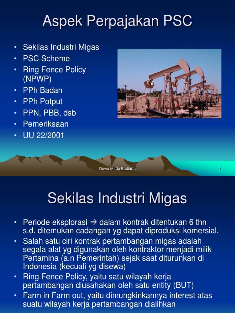 PSC Tax Regime Overview | PDF