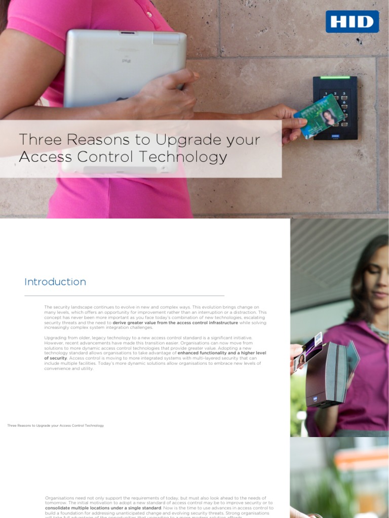 Ebook - Three Reasons To Upgrade Your Access Control Technology | PDF ...