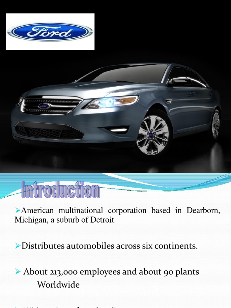 Ford Strategic Analysis | PDF | Ford Motor Company | General Motors