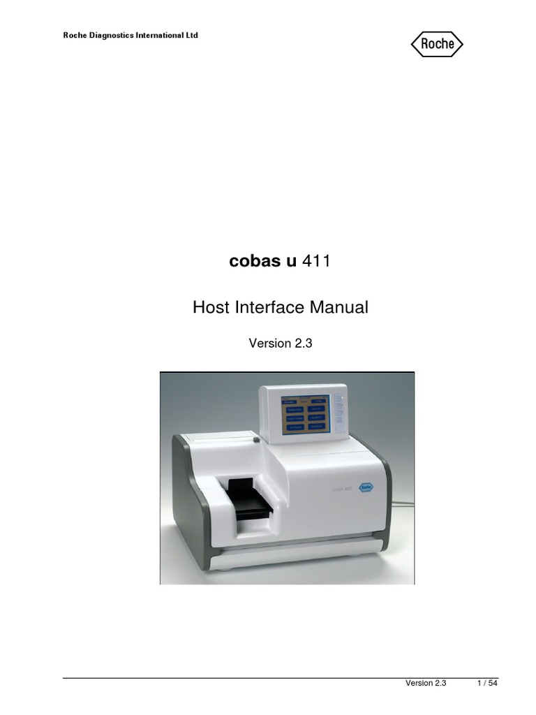 Cobas 4u11 Host Interface Manual New Upload | Download Free PDF | Electronics | Data Transmission