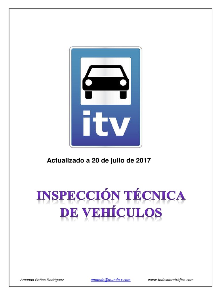 La Inspeccion Tecnica de Vehiculos | PDF | Transporte | Vehículos