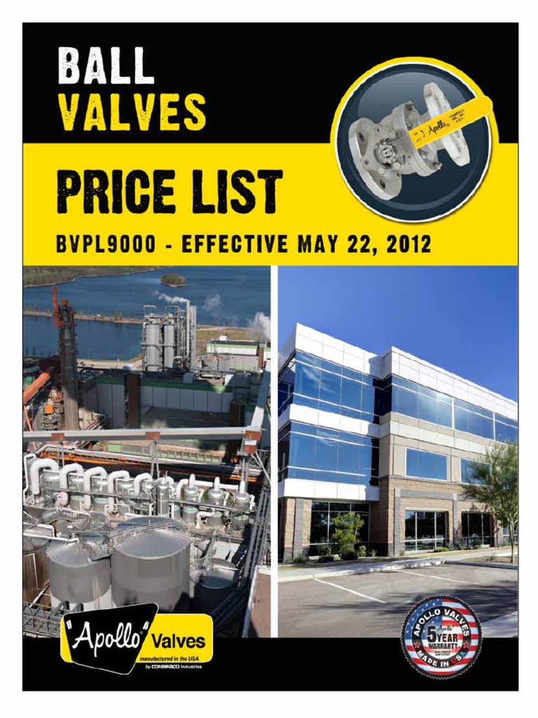 Ball Valve PDF | PDF | Valve | Implied Warranty