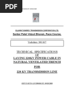 Detailed Cable Joint Bay Drawings-132kV-Double Circuits (800mm2) | PDF ...
