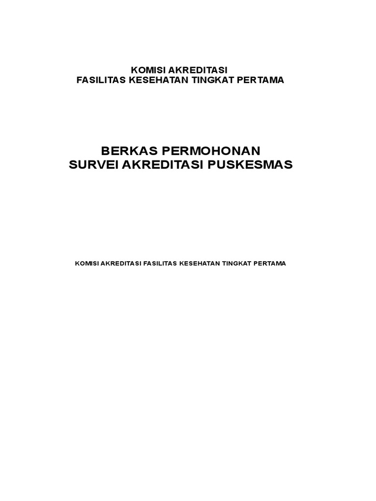 Form Pra Survey PKM CIWANDAN | PDF