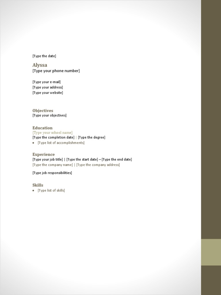 Alyssa: (Type Your Phone Number) | PDF