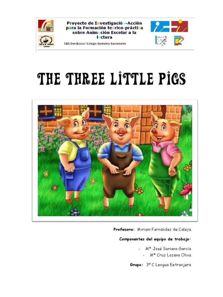 The Three Little Pigs Activities | PDF