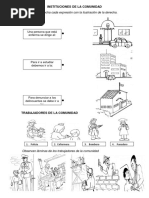 Ficha de Servidores de Mi Comunidad para Primero de Primaria | PDF ...