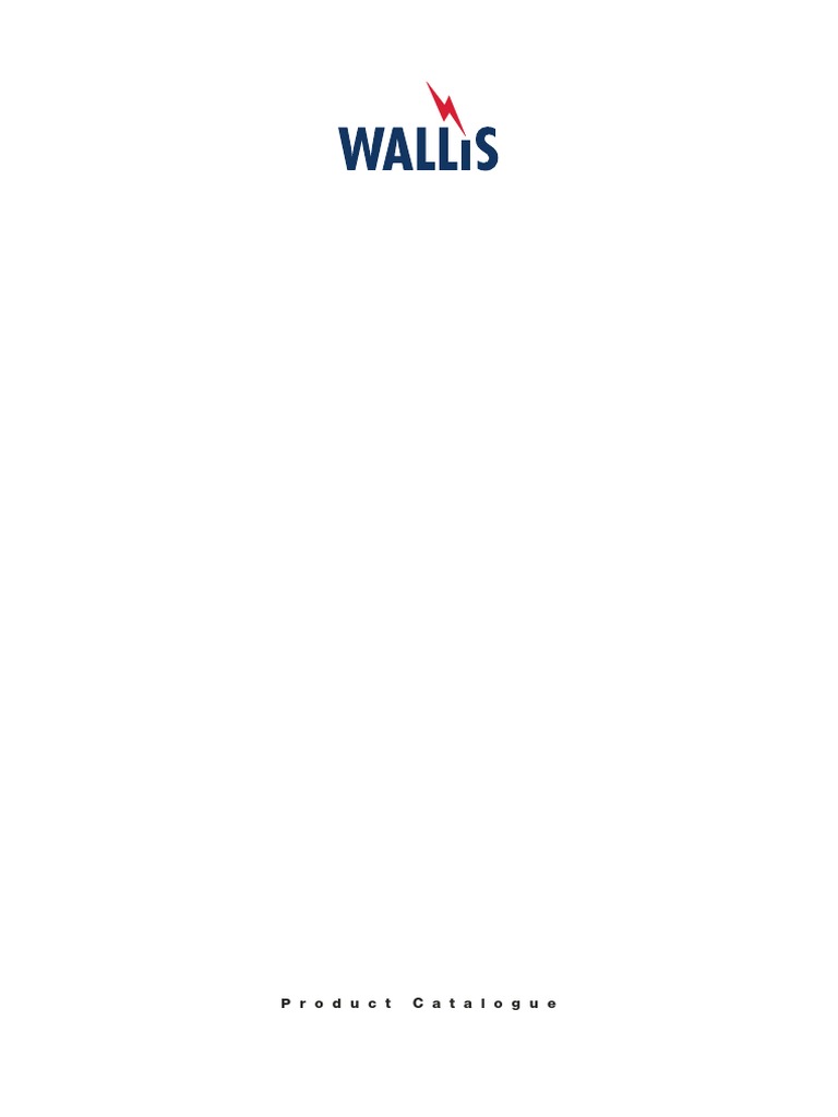 Wallis Catalogue | PDF | Electrical Resistance And Conductance | Soil
