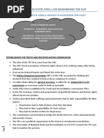 The TRC Detailed Notes - 1 | PDF | Apartheid | South Africa