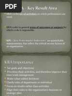 KRA Framework for Performance Appraisal | PDF | Performance Indicator ...