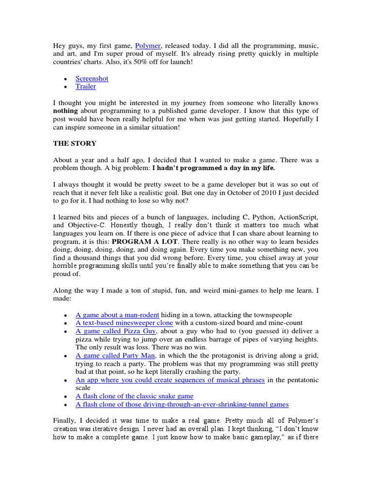 Game Dev | PDF | Video Game Development | System Administrator