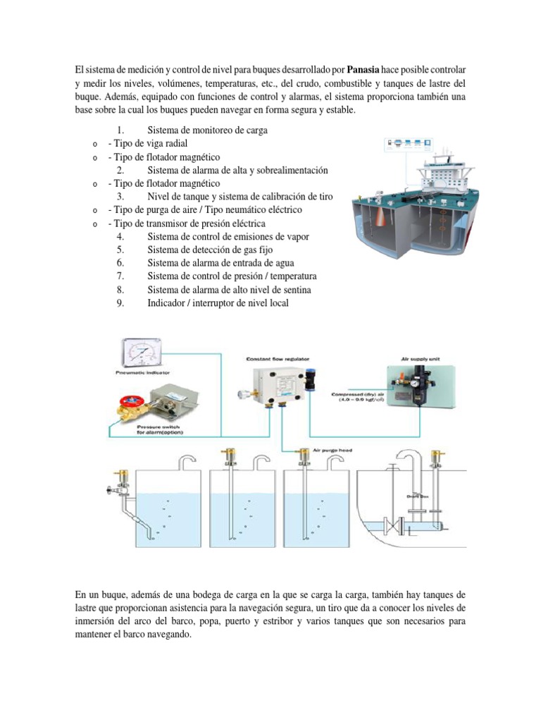 Sensor Panasia Level 3000 | PDF | Presión | Líquidos