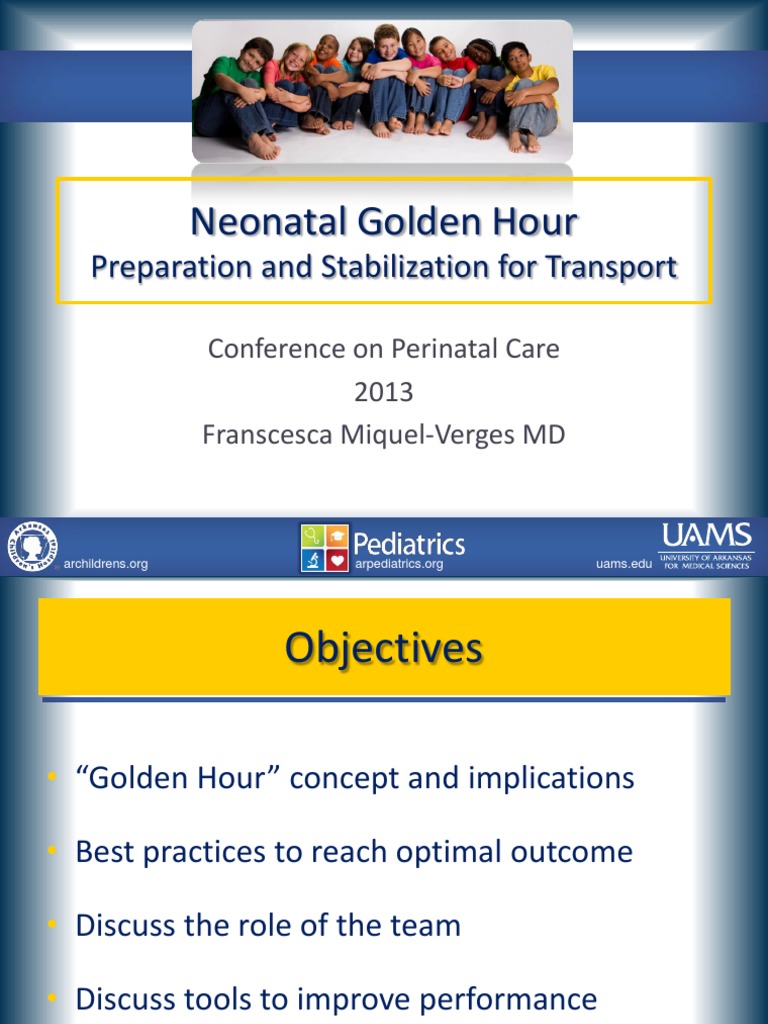 Neonatal Golden Hour | Preterm Birth | Intravenous Therapy