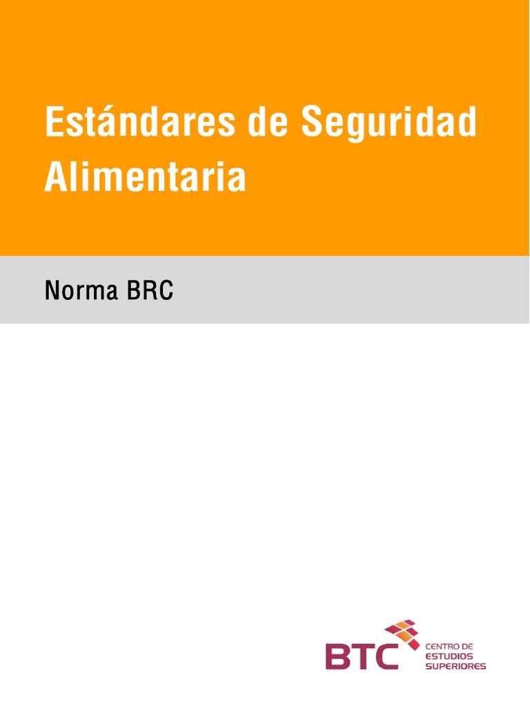 Norma BRC Food Version 7 | Análisis de Riesgo y Puntos Críticos de ...