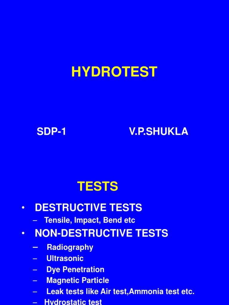 hydrotest-140723110822-phpapp02.ppt | Hydraulic Engineering | Civil ...