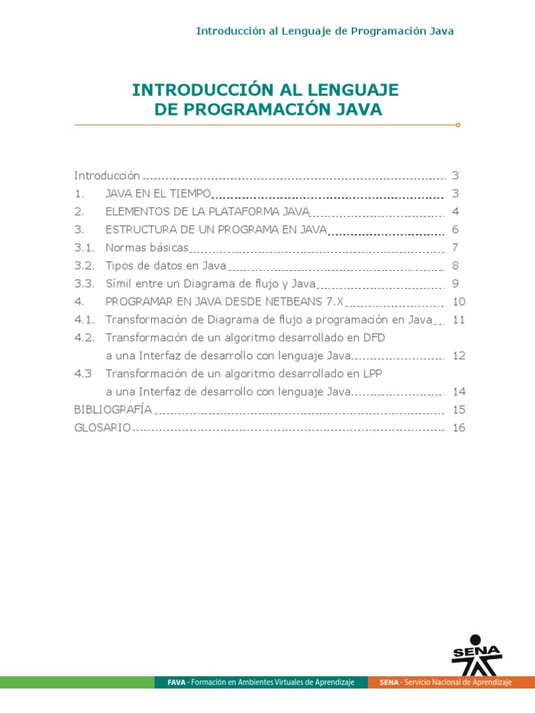 Introducción a Programación en Java | PDF | máquina virtual de Java | Java (lenguaje de ...