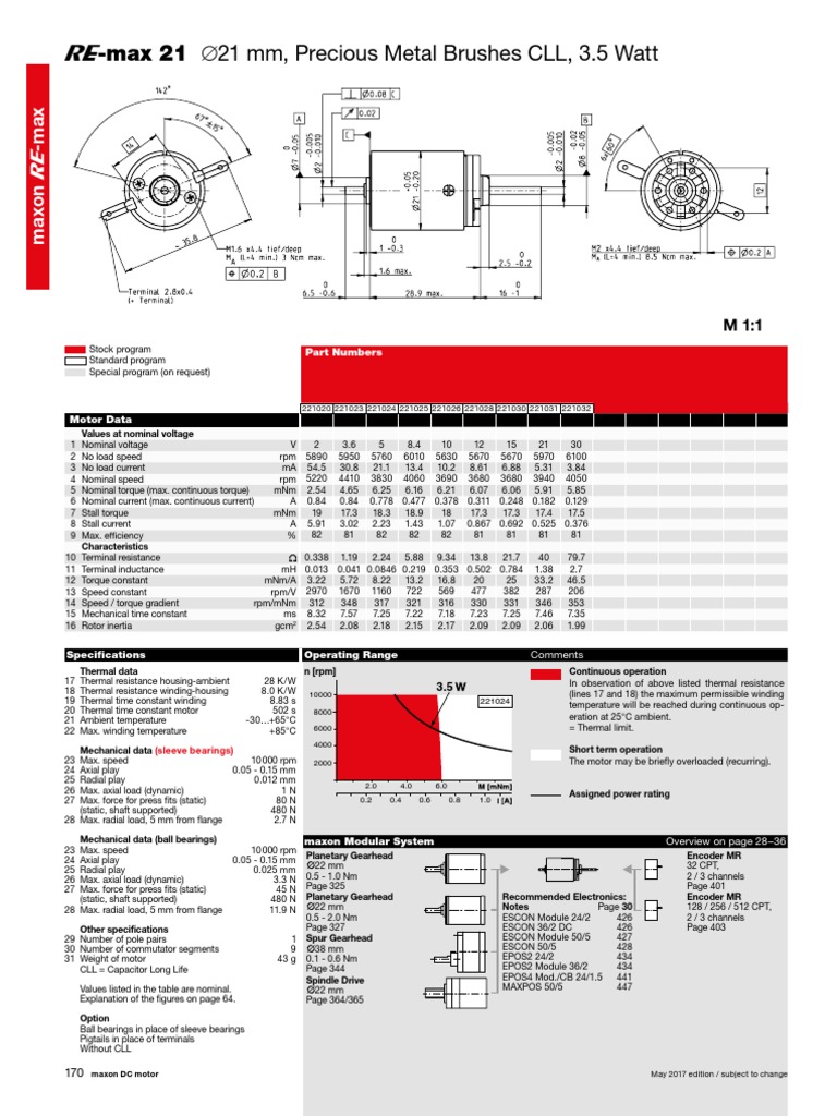 17 en 170 Lstage Datasheet | PDF | Torque | Electrical Equipment