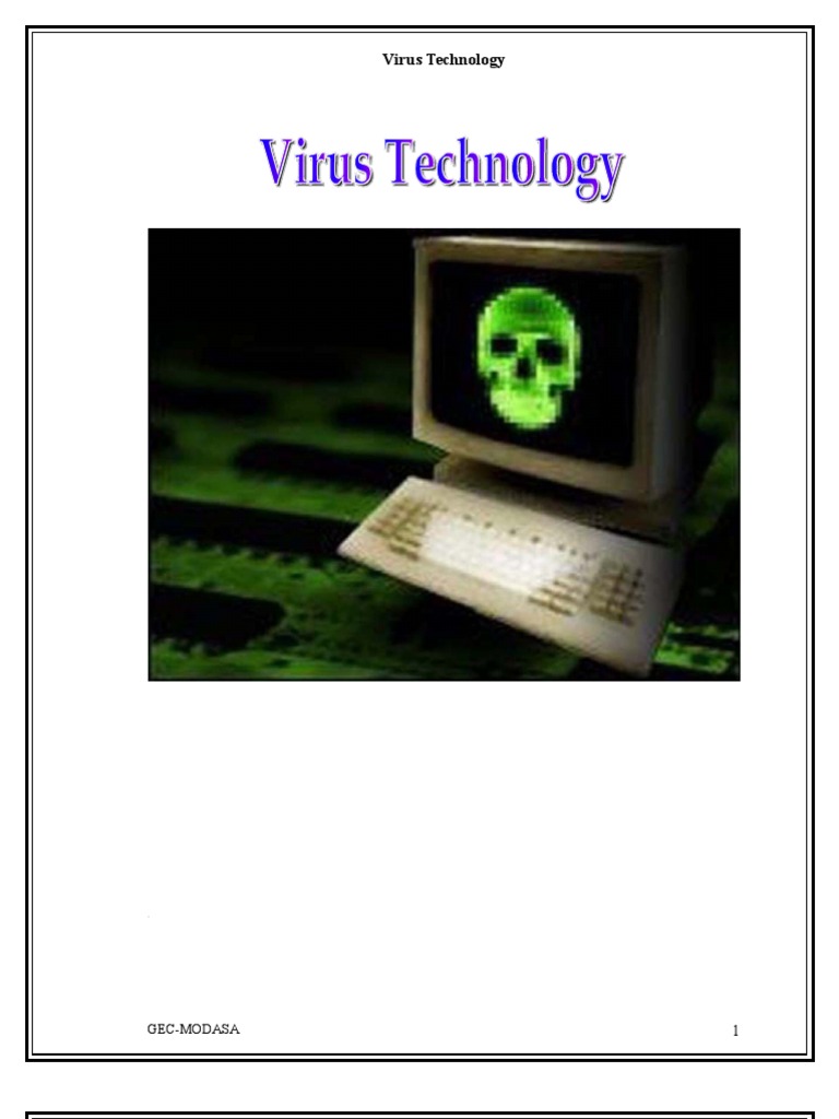 Virus Technology | PDF | Computer Virus | Antivirus Software