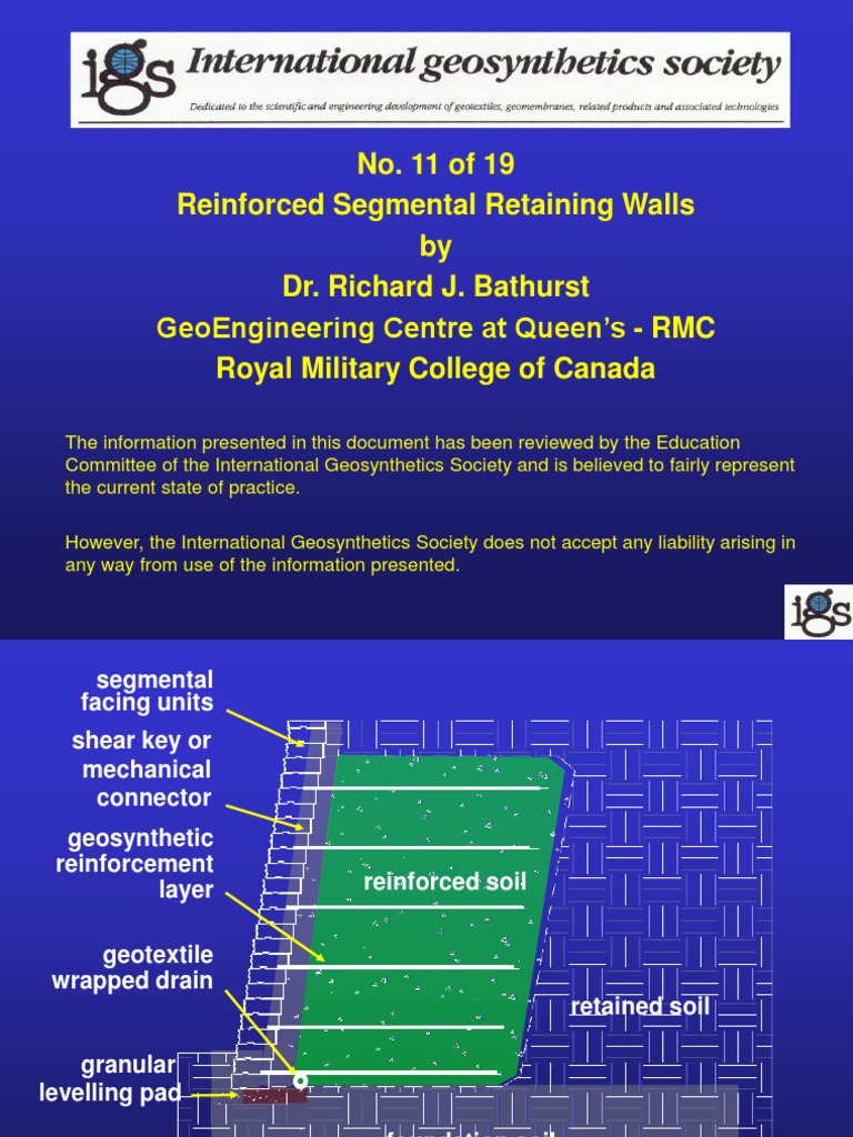 Igs11 Block Walls | PDF | Geotechnical Engineering | Building Engineering