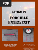 Forcible Entry Techniques Training Guide | PDF | Door | Nature