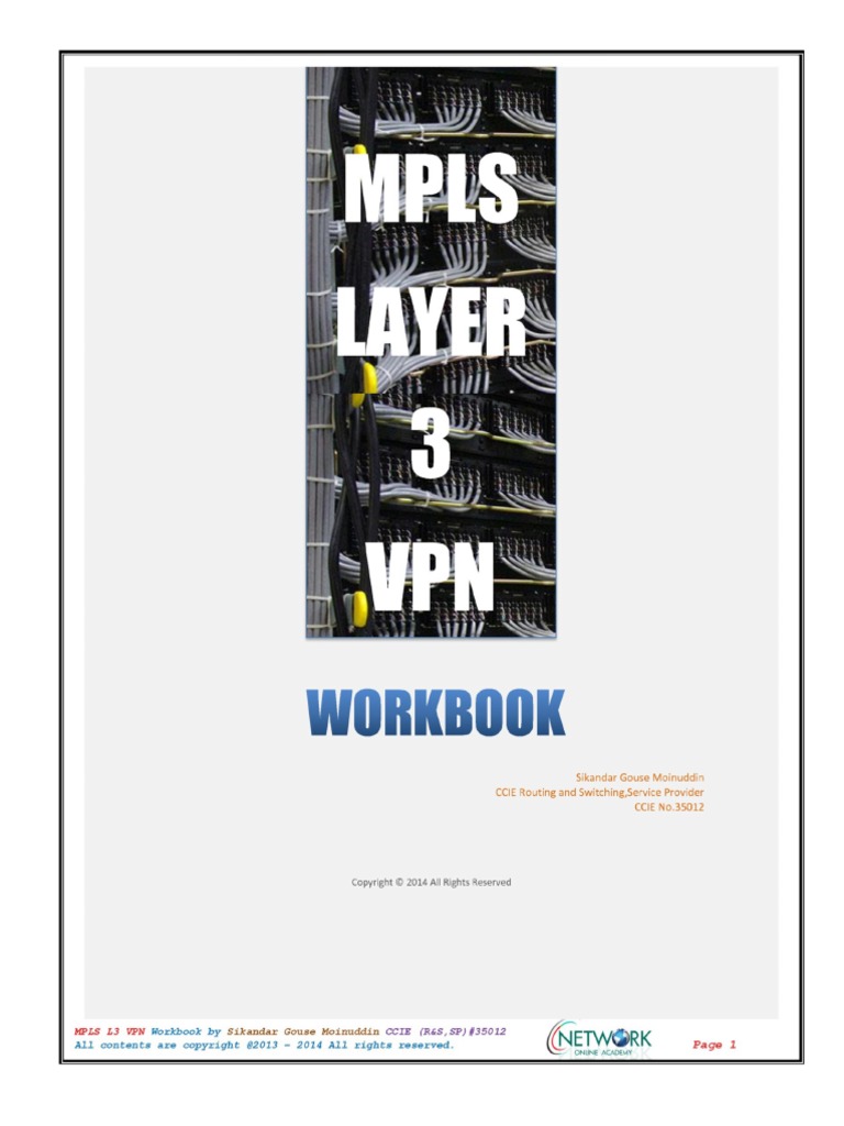 Mpls l3 VPN Workbook | PDF