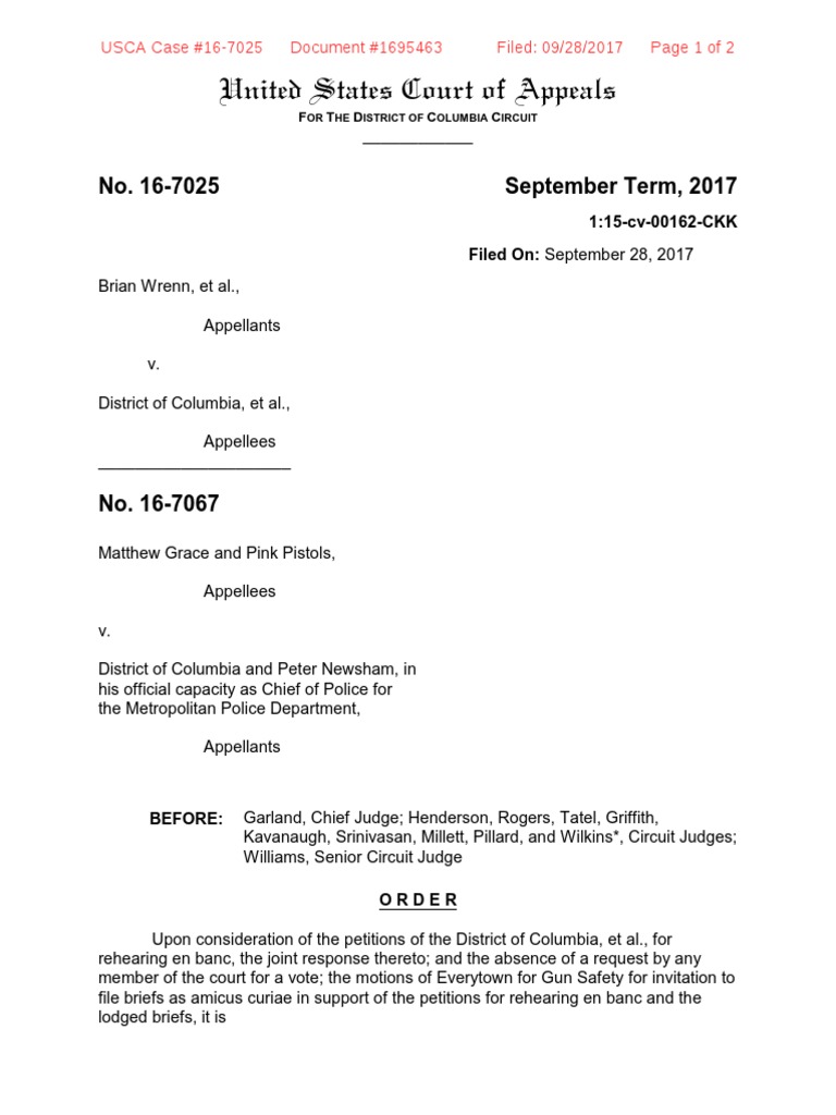 Motion Denied | PDF | United States Courts Of Appeals | En Banc