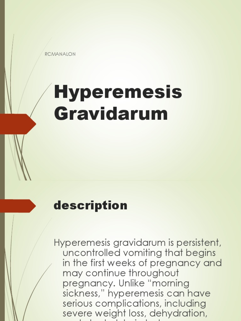 Hyperemesis-Gravidarum-1.pptx | Health Care | Public Health