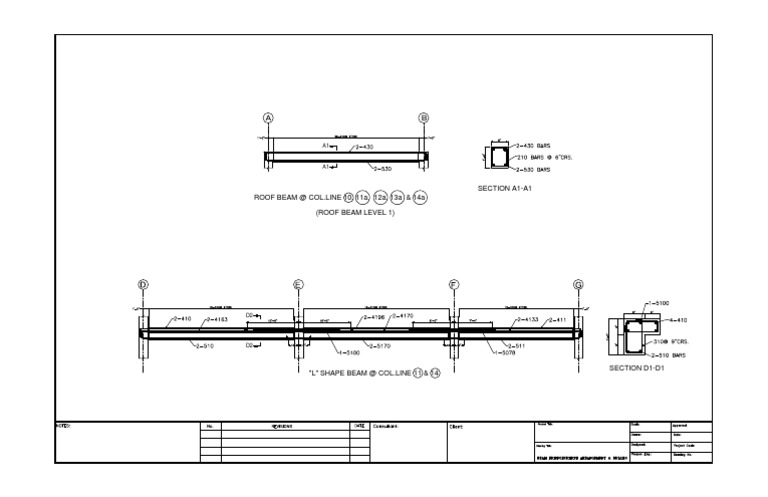 Bar Bending Schedule Beams | PDF
