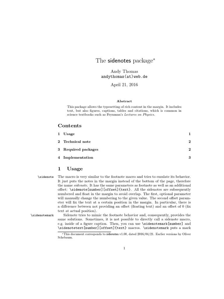 Side Notes | PDF | Notation | Computing