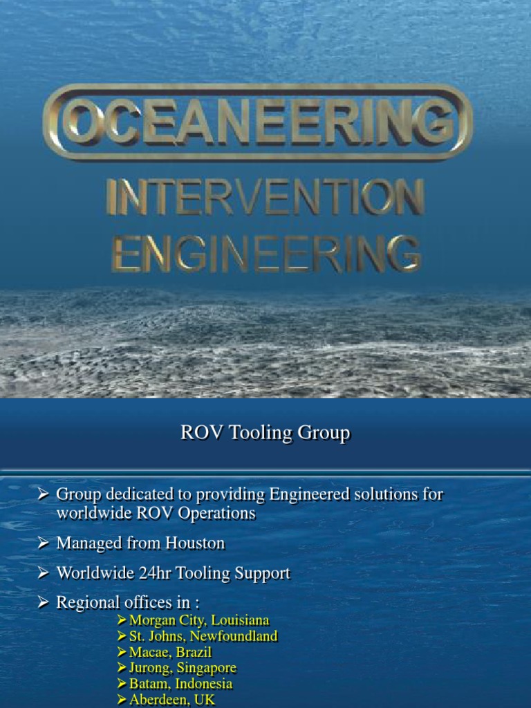 ROV Tooling | PDF | Mechanical Engineering | Science